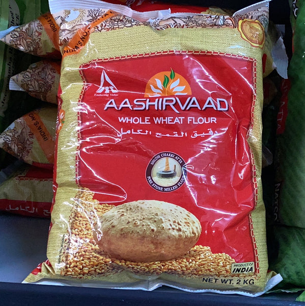 Aashirvad Whole Wheat Flour 2KG – Kairali International